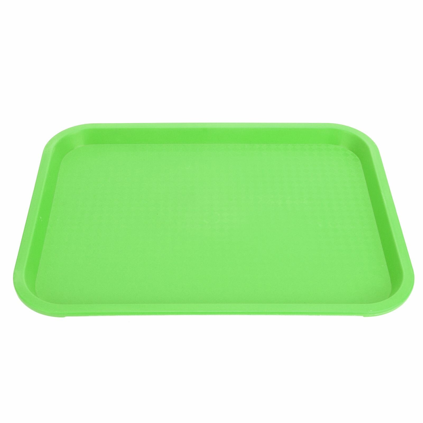 Поднос для фаст-фуда, ПП, прямоугольный, толстый, противоскользящий, универсальный, поднос для общественного питания для ресторана, CanteenGreen