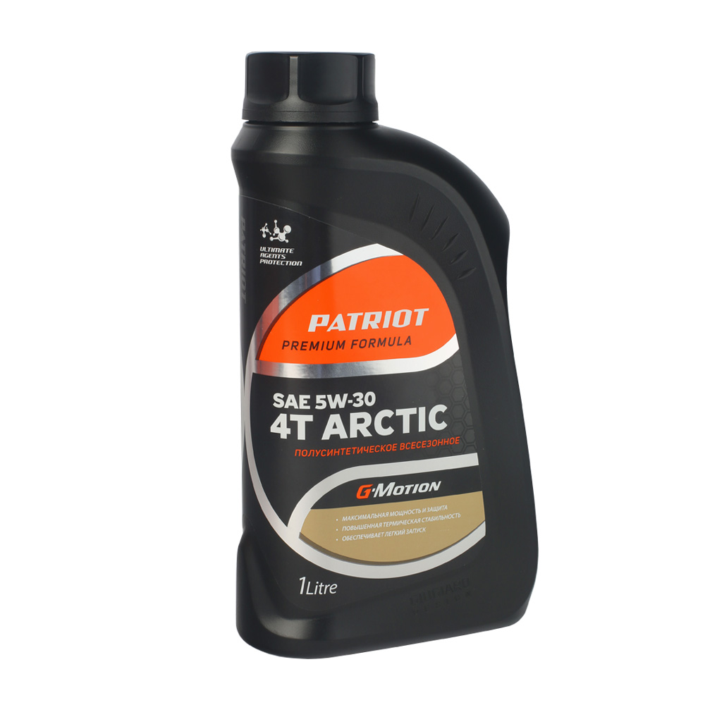 Масло полусинтетическое Patriot G-Motion 5W30 4Т ARCTIC 1л 850030100