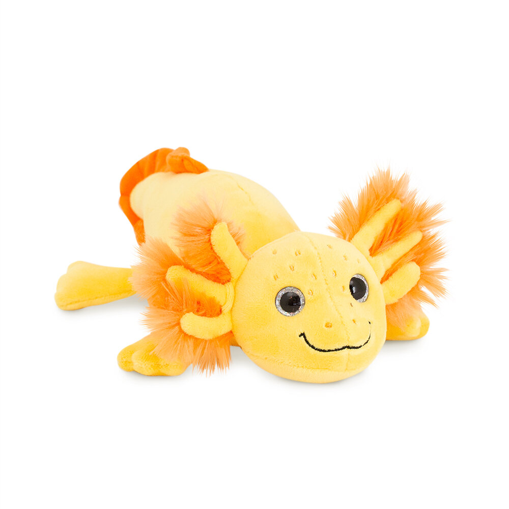 Мягкая игрушка Orange Toys "Аксолотль", цвет желтый, размер 20см