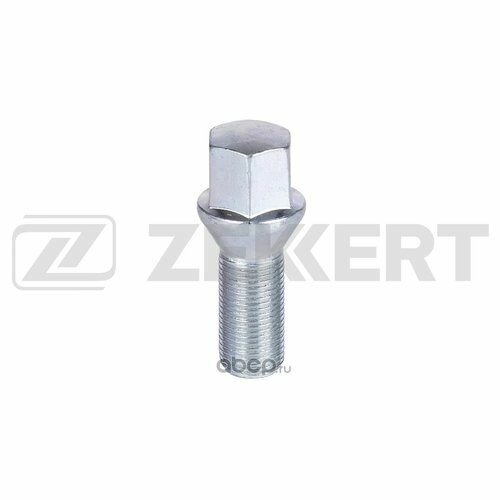 Болт колесный конус М14x1 25 длина резьбы 28 ключ 17 цинк ZEKKERT BE4162
