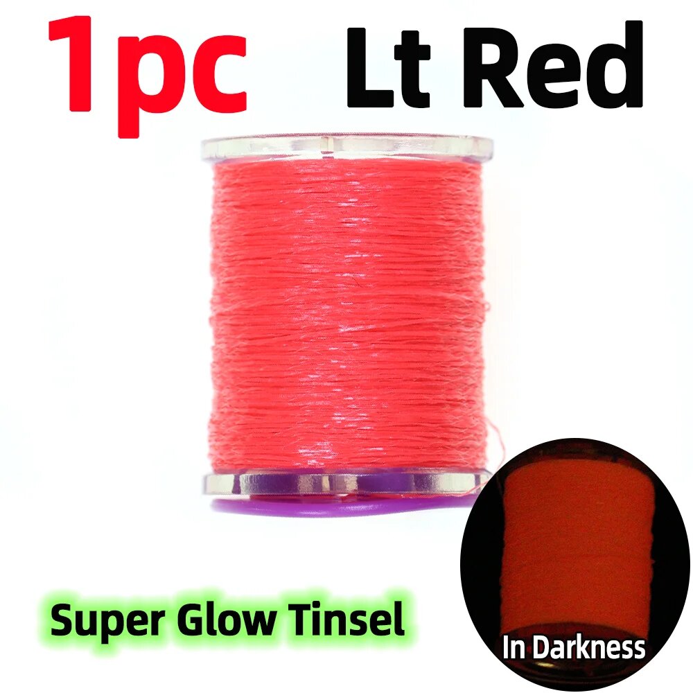 Красная люминесцентная нить Vampfly для мушек 1pack Lt Red