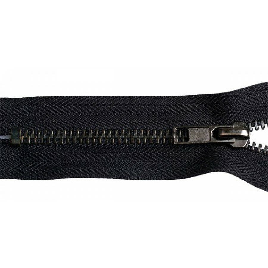 Молния MaxZipper джинсовая оксид N5, 18см н/р цв. F322 черный