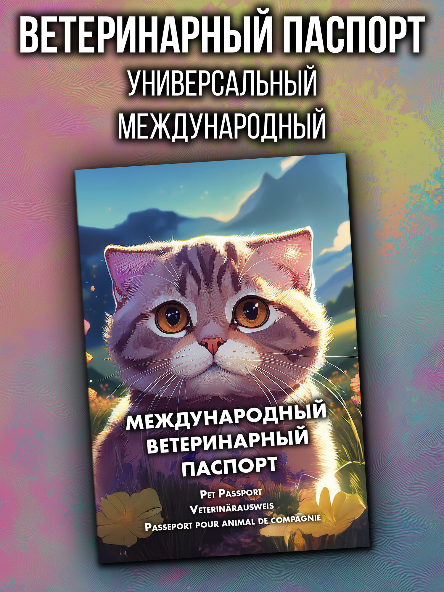 Ветеринарный паспорт для кошек, собак и любых других домашних животных, международный