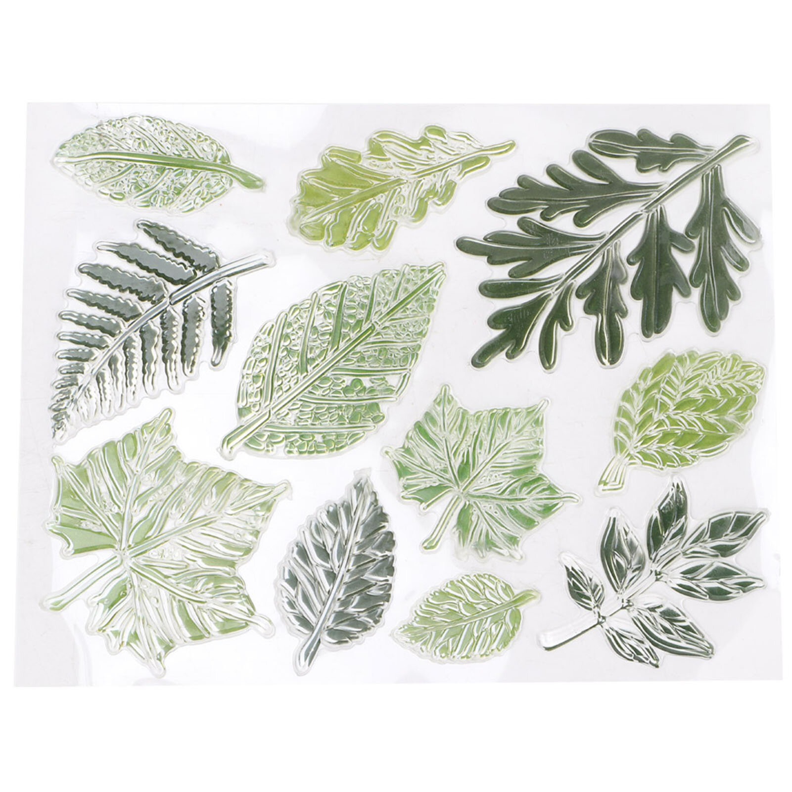 Green Leaf Seal DIY Hand Account Scrapbook Finished Stamp Photo Album Decoration
