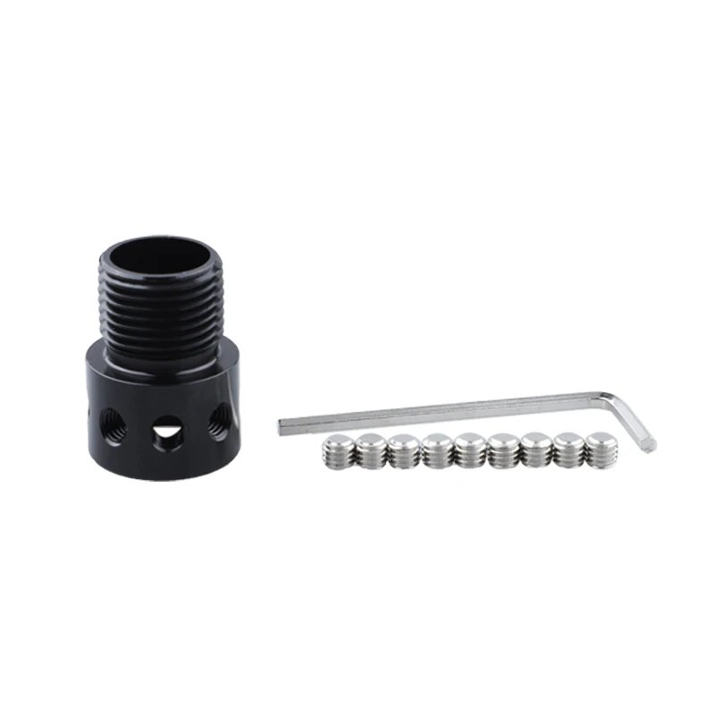 Адаптер для рычага переключения передач автомобиля, адаптер для ручки КПП, аксессуары для модификации автомобиля, M18*1.5, алюминий, 1 комплект