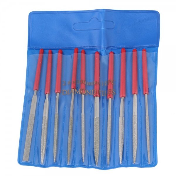 Набор надфилей Патриот PT-INO06, 10 штук, длина 140 мм, упаковка ПВХ