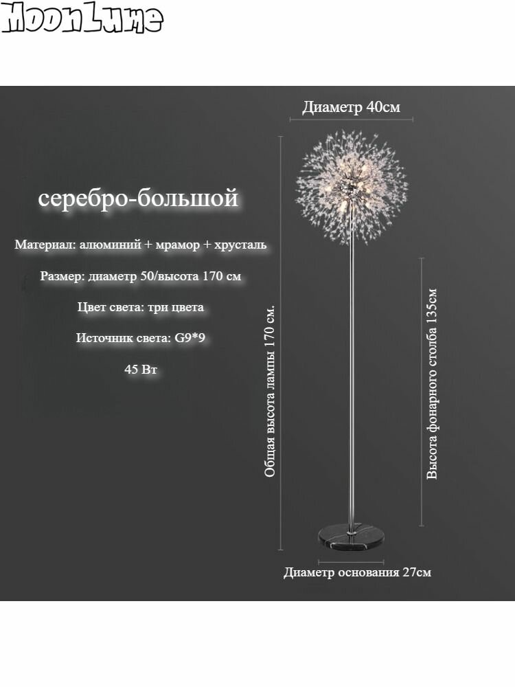 Торшер Одуванчик — фото 1