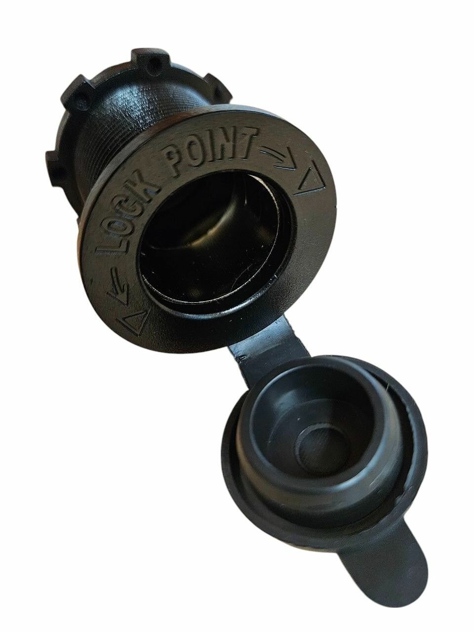 Розетка для прикуривателя влагозащищенная, Гнездо прикуривателя 12V / 24V