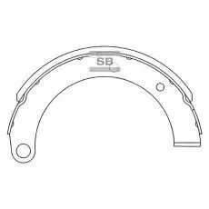 Колодки тормозные барабанные задние HI-Q SA121