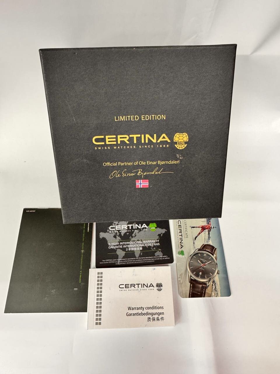 Наручные часы Certina DS-2 Ole Einar Björndalen Limited Edition, коричневый