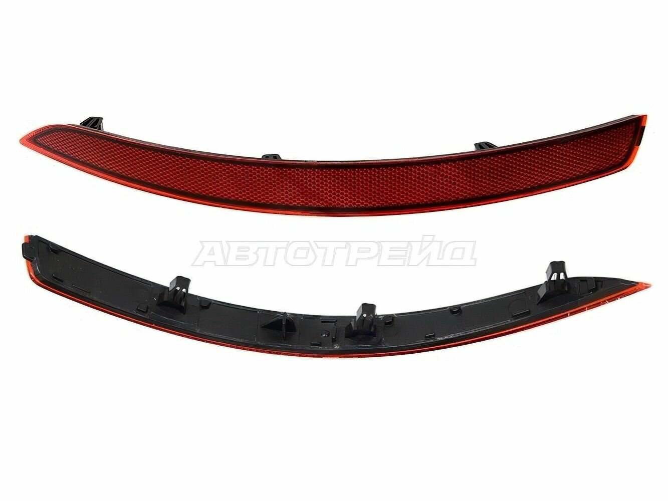 Катафот, отражатель в задний бампер левый для Шкода Октавия арт ST1040021 SAT