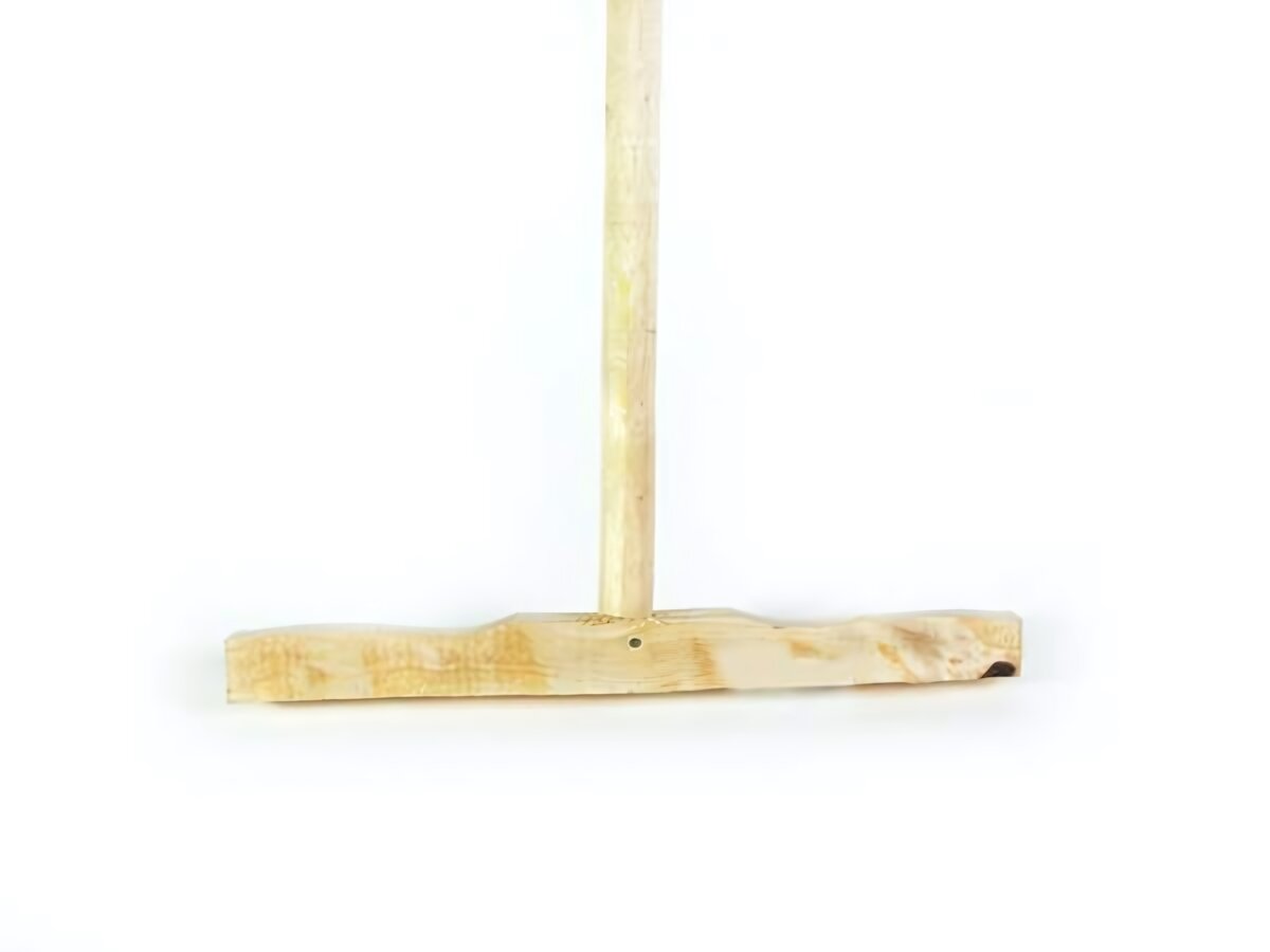 Швабра для мытья полов, деревянная ручка, широкая рабочая часть, натуральное дерево