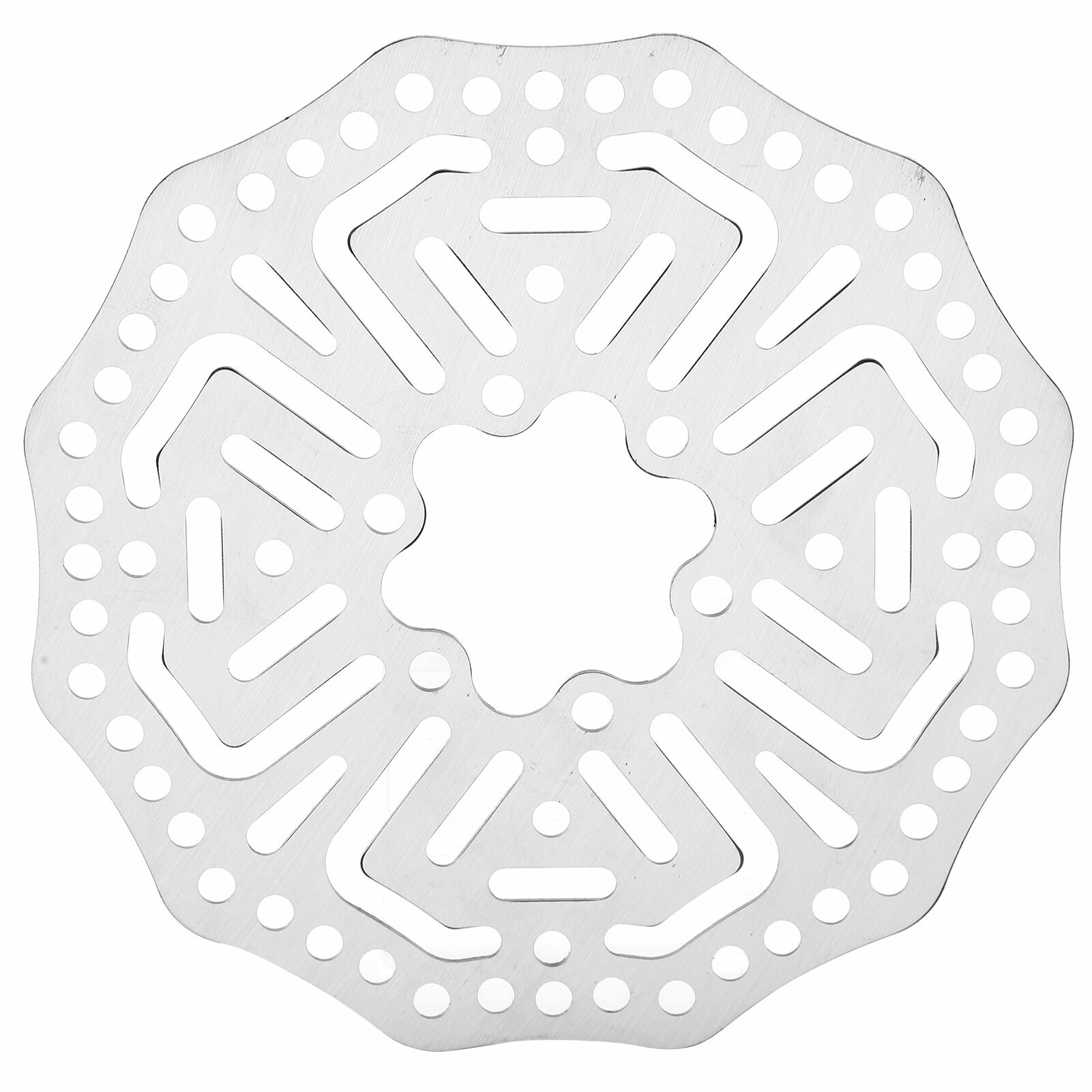 Велосипедный тормозной диск с эффектом трения Велосипедный дисковый тормозной ротор 6 отверстий 140 мм для горного дорожного велосипеда и других видов велосипедов