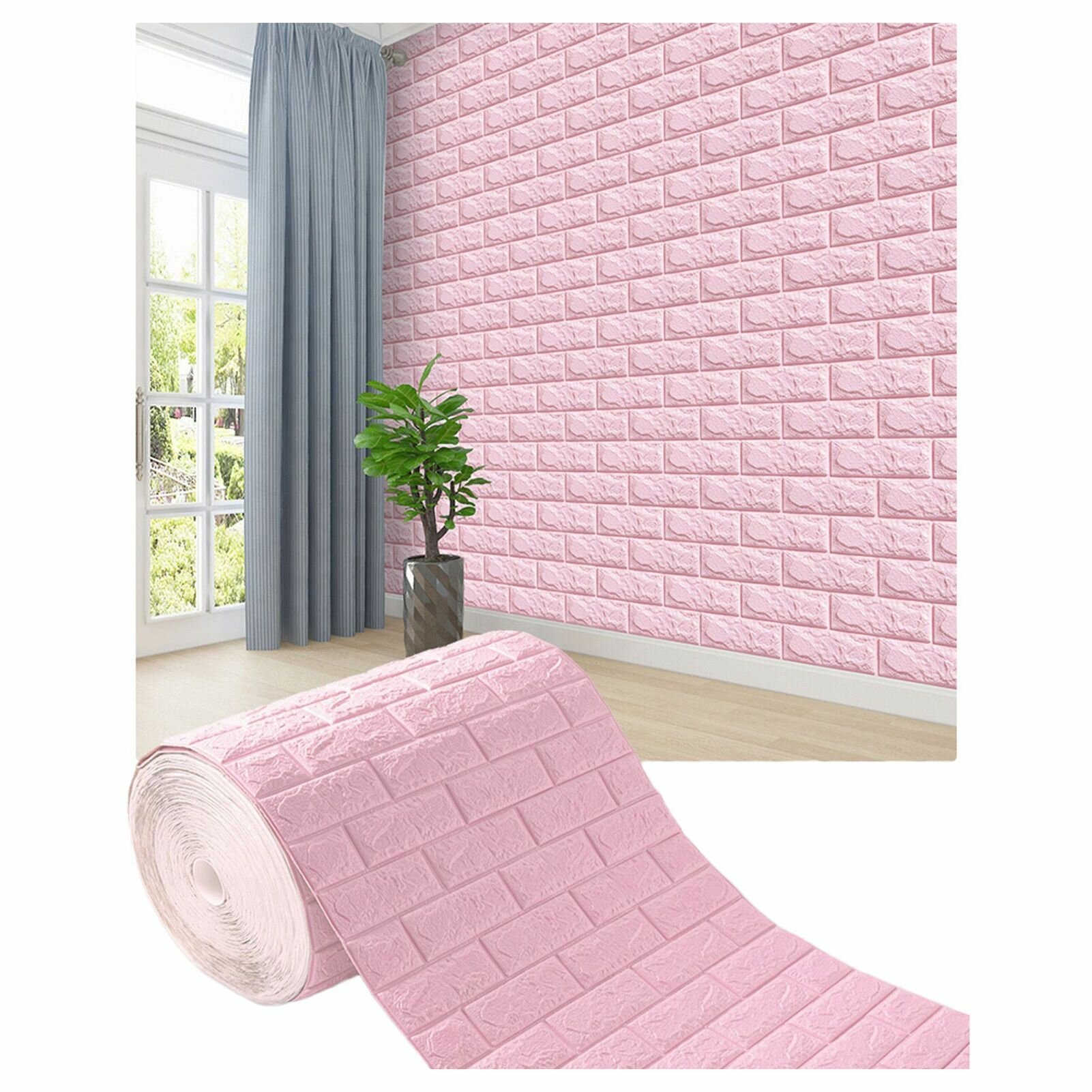 Обои самоклеящиеся объемные 3d наклейки на стену используются для декорирования стен, водонепроницаемые и влагостойкие, их можно вытирать, длина 10 метров, ширина 70 см