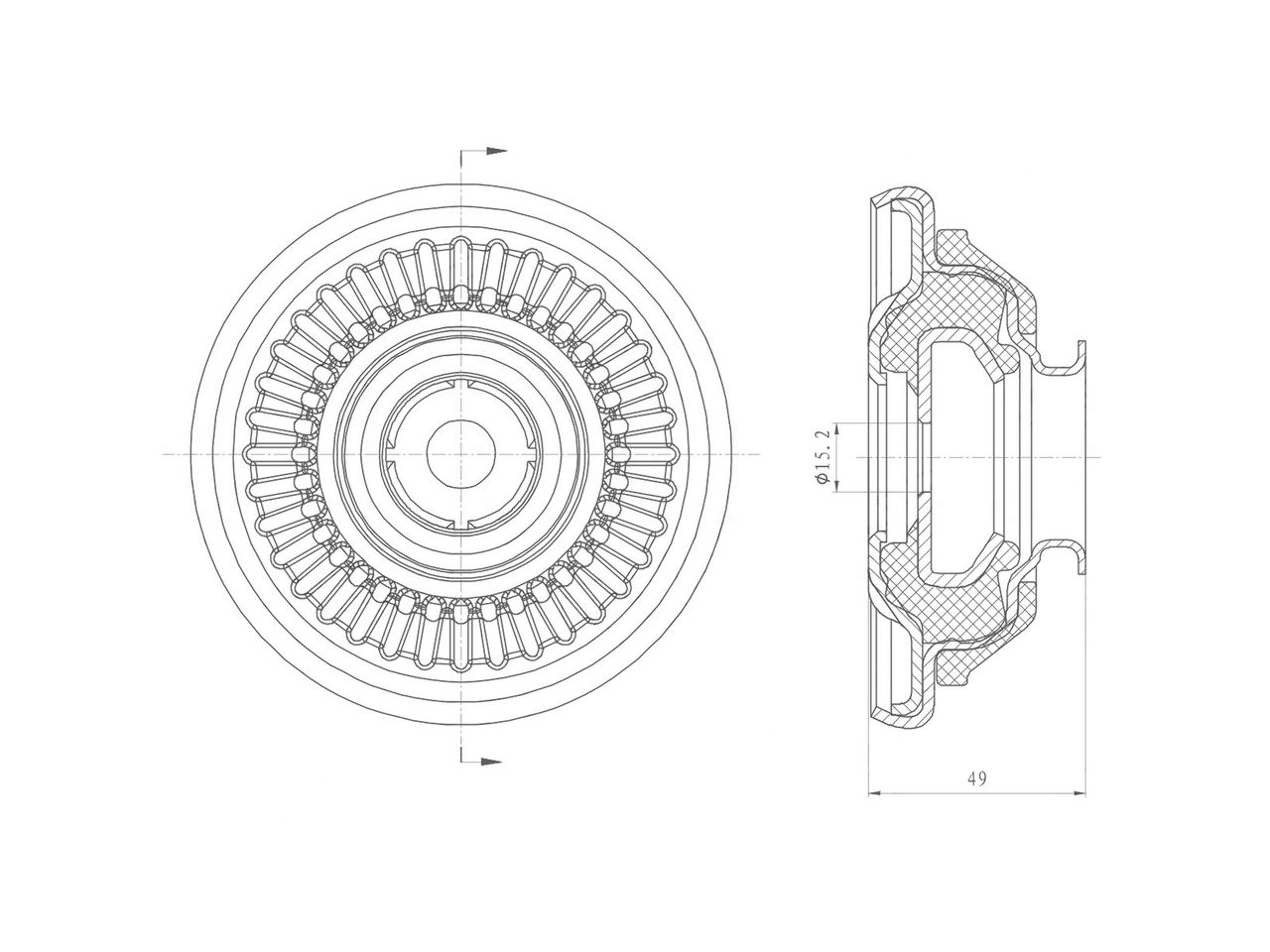 UNIO RMP-13127 (0344543 / 09231097 / 13186959) опора амортизатора передняя Opel (Опель) Astra (Астра) h 05-, Zafira