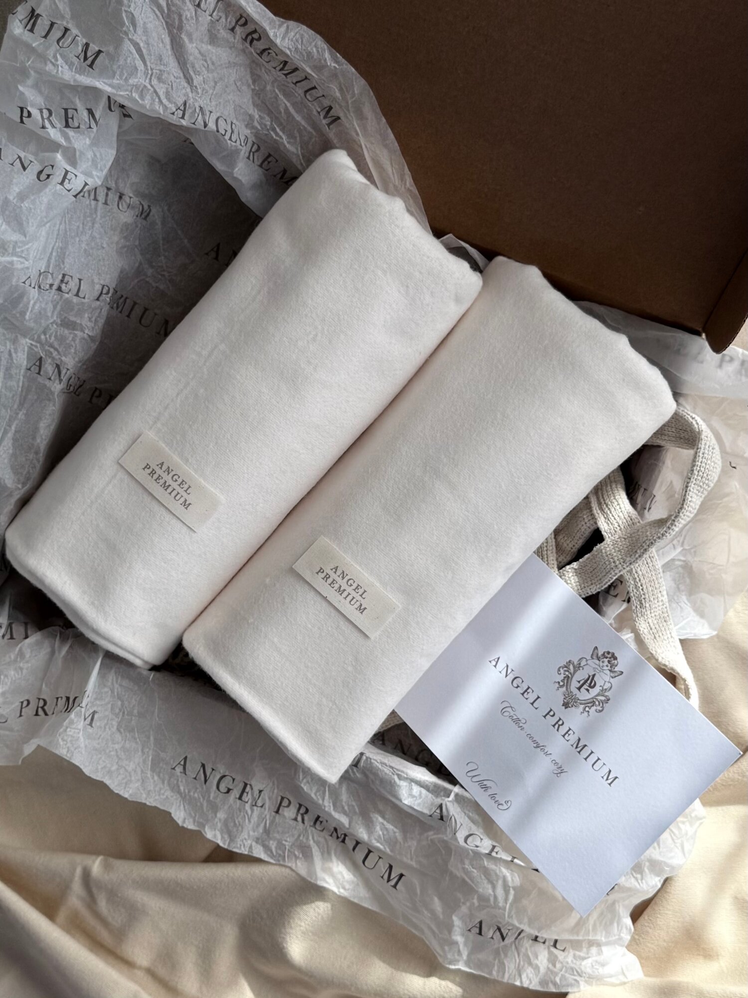 Набор больших фланелевых пеленок ANGEL PREMIUM