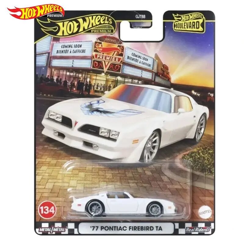 Модель автомобиля Hot Wheels GJT68 Boulevard Белый, 77 PONTIAC FIREBIRD