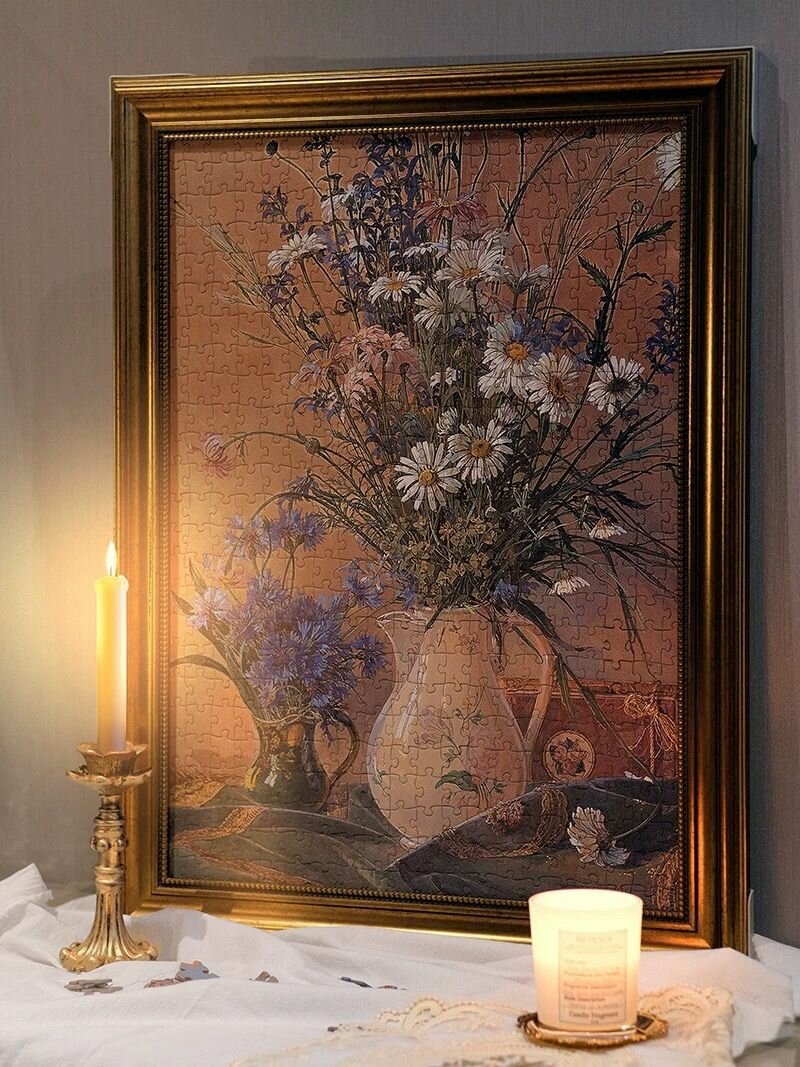 Пазл: Живопись зарубежного художника Цветы Фесс, 500 элементов