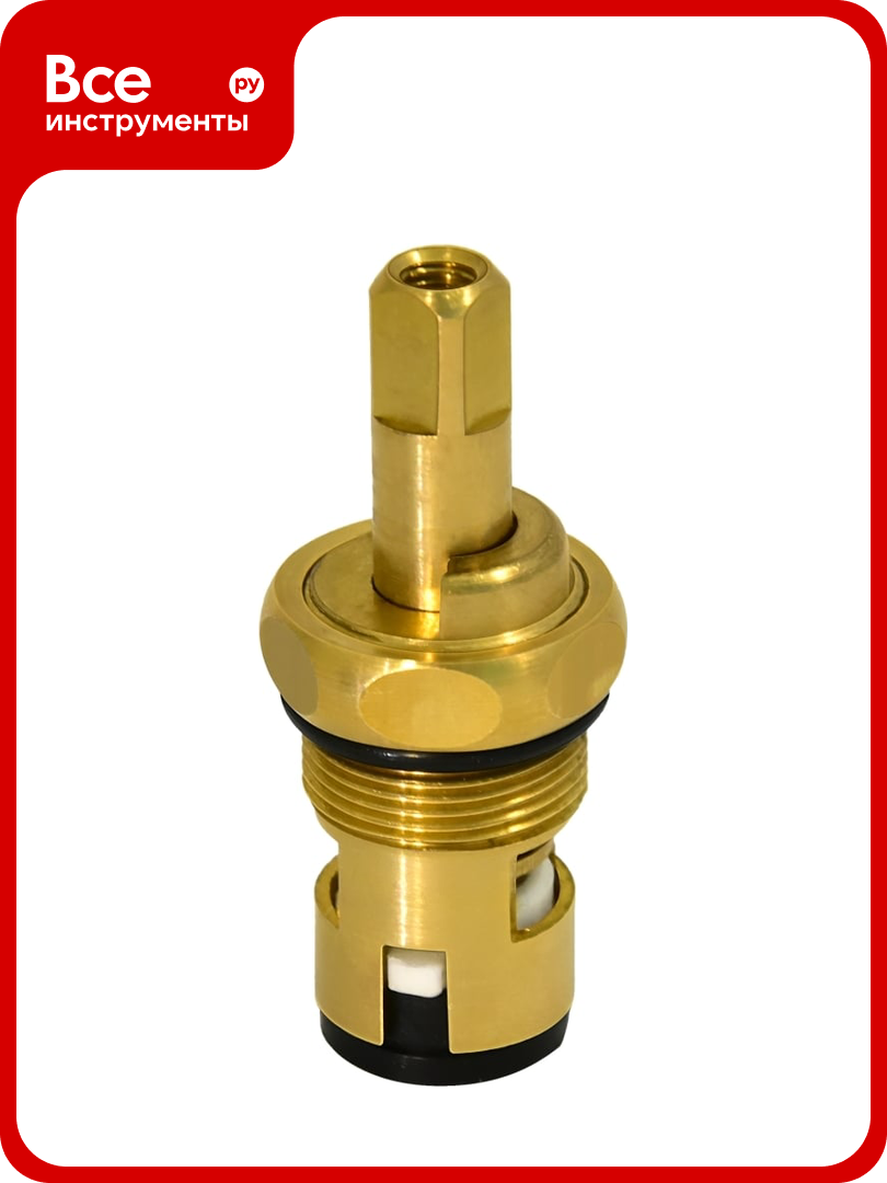Керамическая кран-букса Juguni отечественная М18, под квадрат 7 мм 0402.111