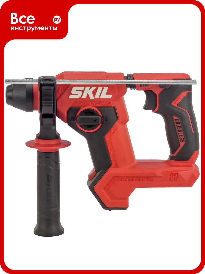 Аккумуляторный перфоратор SKIL RH1790 PWRCORE 20, solo RH1790SE00, Перфоратор поддерживает 3 режима