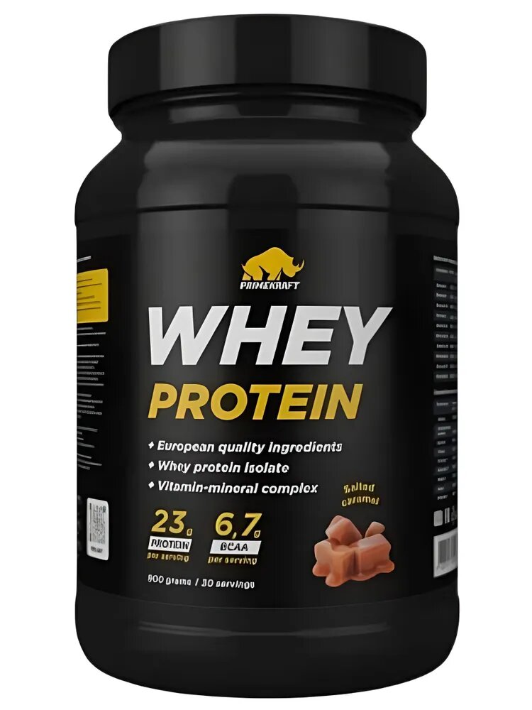 Протеин сывороточный Prime Kraft 900 гр Соленая карамель