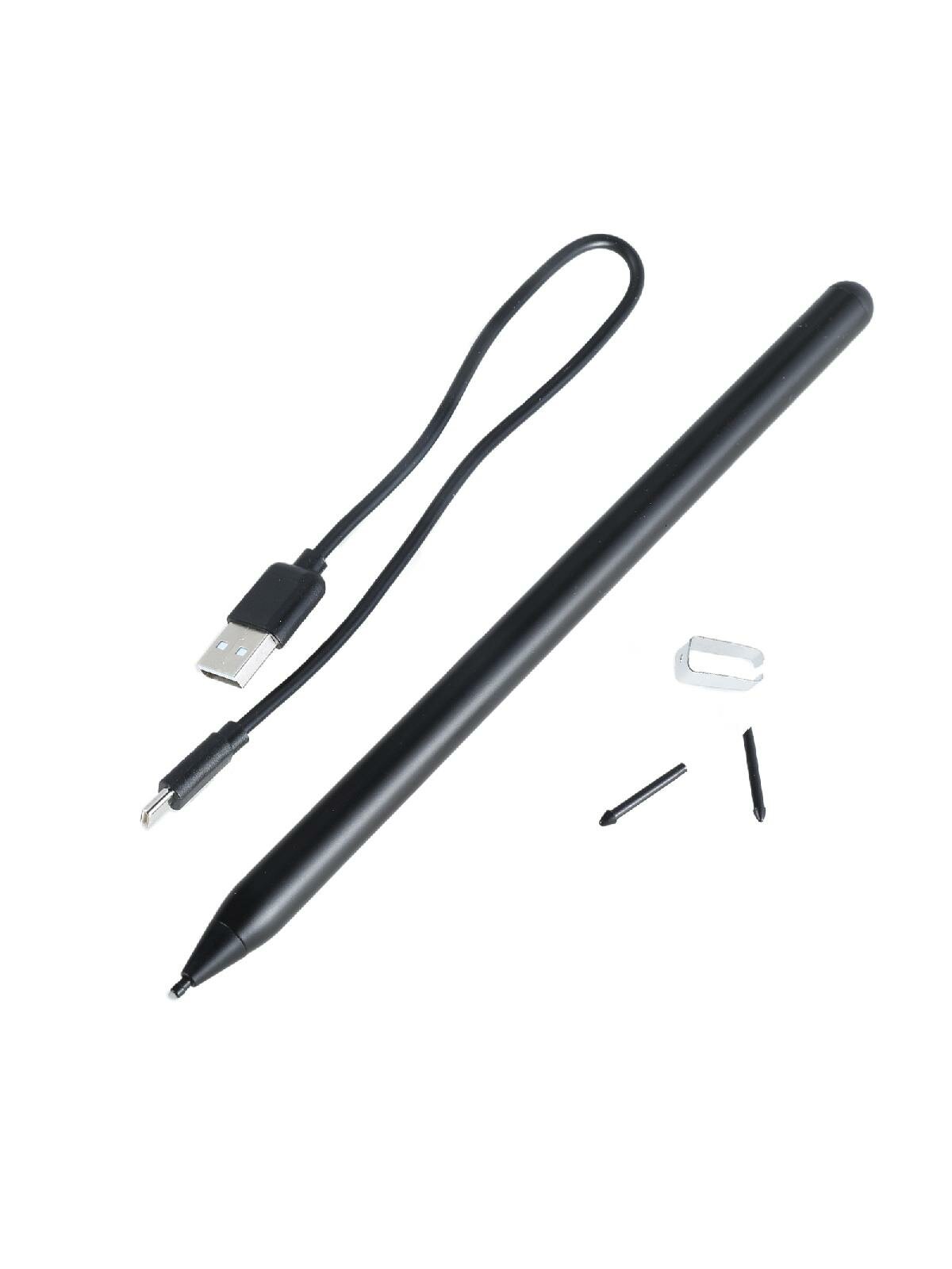 High Precise Capacitive Pen 4096 Pressure Sensitivity Tip, Aluminum Capacitive Pen Compatible for Win Max2 Tablet