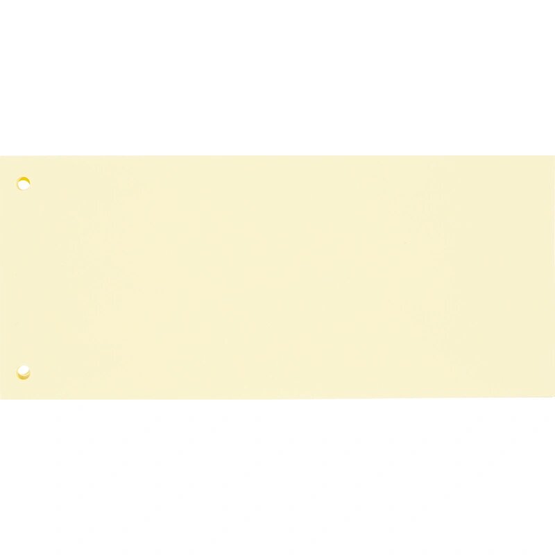 Разделитель листов разделительные полоски Комус, желтые, 100 шт./уп.