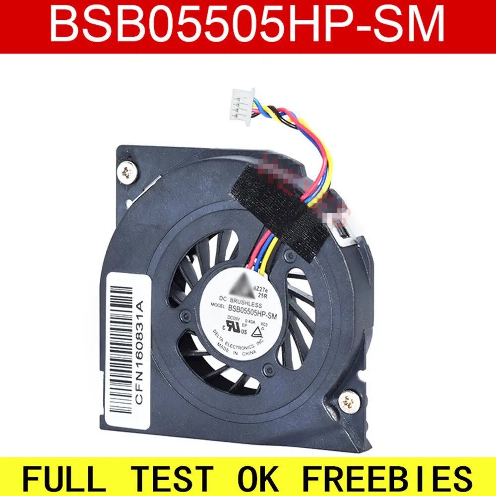 Новый BSB05505HP-SM DC05V 0.40A Процессор вентилятор для Gigabyte BRIXS GB-BXi5H-4200 GB-BXi5-5200 Вентилятор охлаждения 4Pin 4 провода