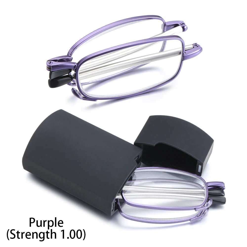 Складные очки для чтения Cuturehua Purple Strength 1.00, Фиолетовый