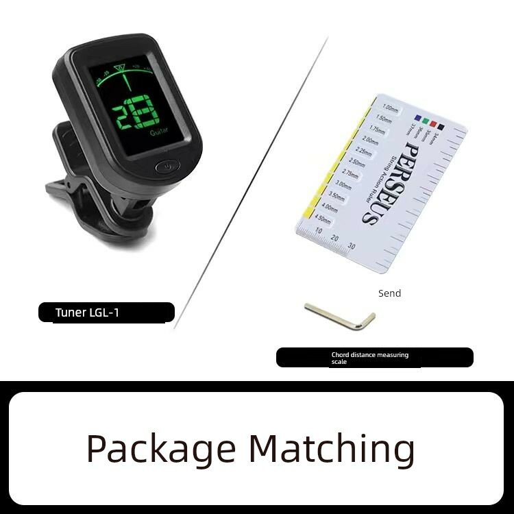 Тюнер-капо для гитары, универсальный автоматический электронный тюнер для укулеле и скрипки, простой в использовании