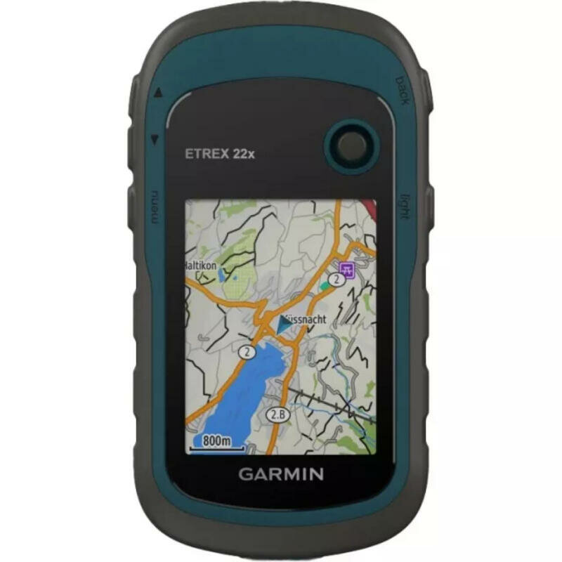 Навигатор Garmin eTrex 22x (010-02256-01), GPS/ГЛОНАСС, Черный/Аквамарин