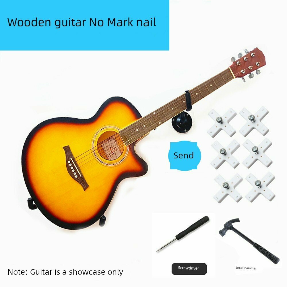 Косой крючок для гитары без гвоздей, косая вешалка для гитары, скрипка, укулеле, специальный косой настенный крючок