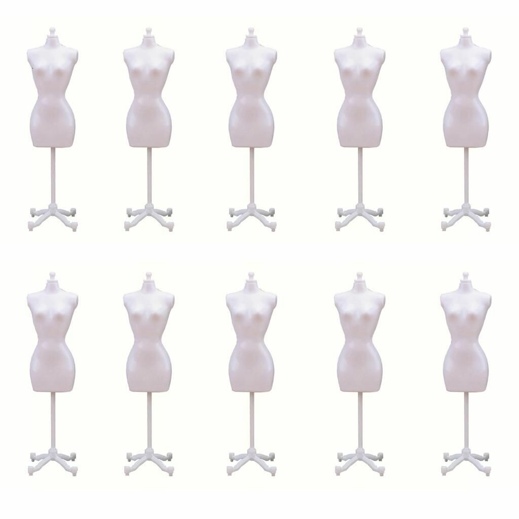 Манекен для платьев, Белый