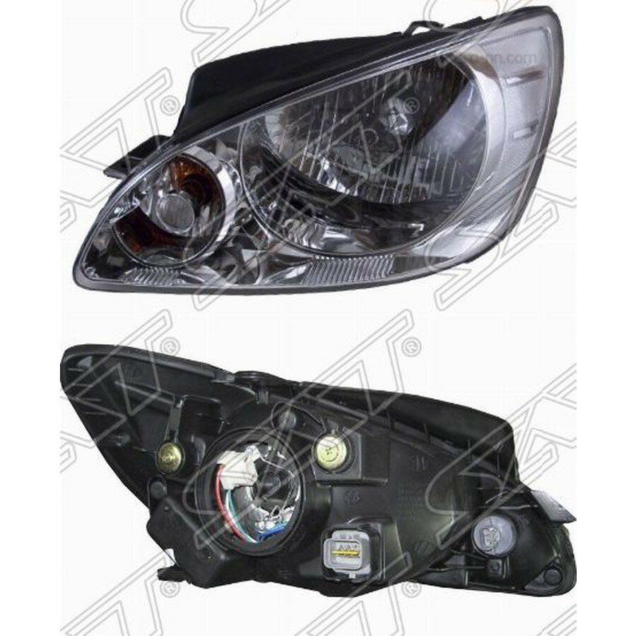SAT ST2211141LLDEM Фара Hyundai Getz 05-11 (Слева/ Галоген/ С электрокорректором)