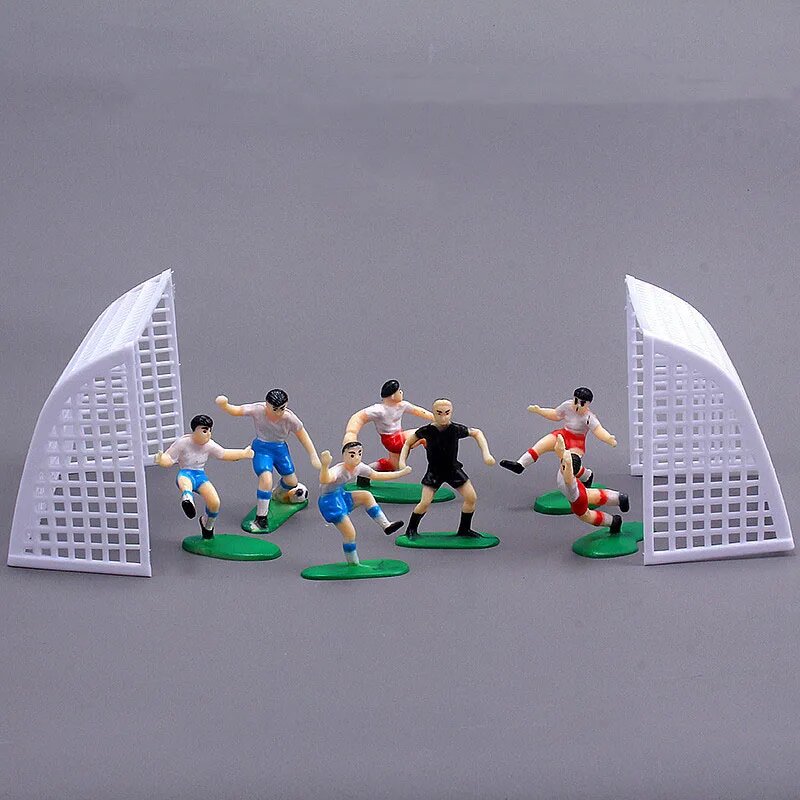 Фигурки футболистов для торта, 9pcs set C