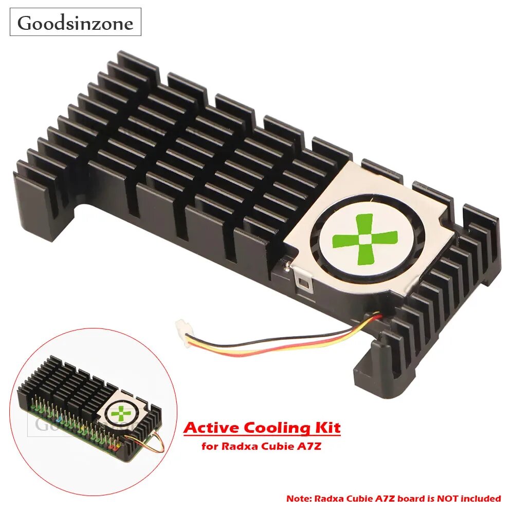 Активный радиатор охлаждения Goodsinzone для Radxa Cubie A7Z