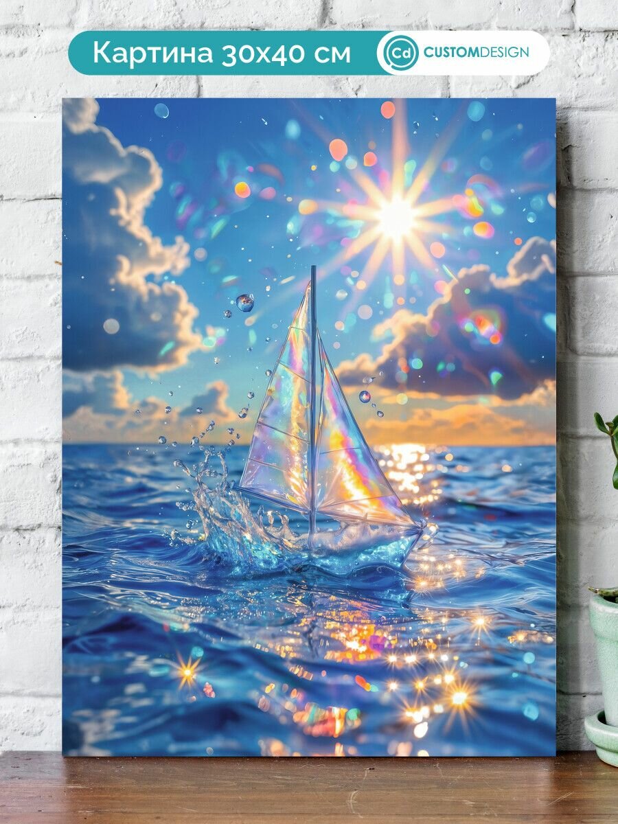 Картина на стену для интерьера Море 30x40 см