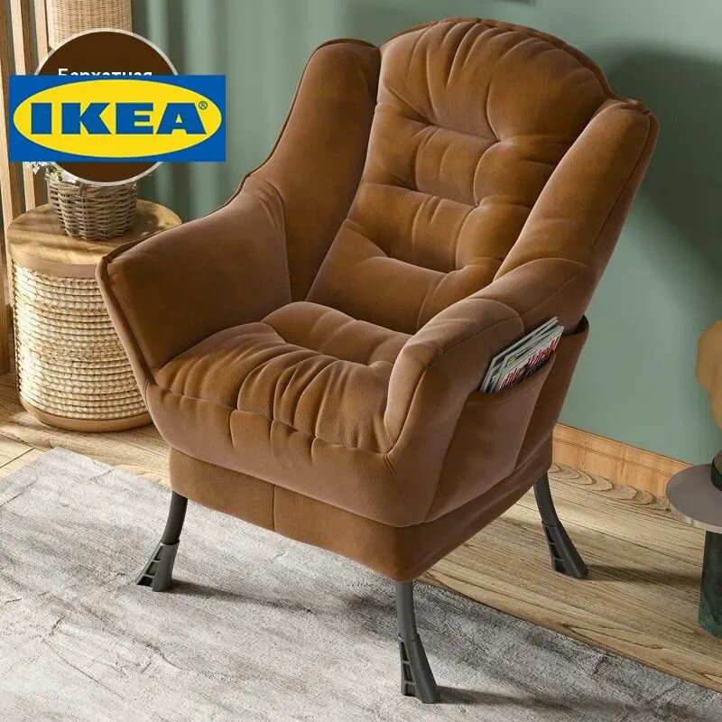 Пуф, Лён, 60х65х85 см