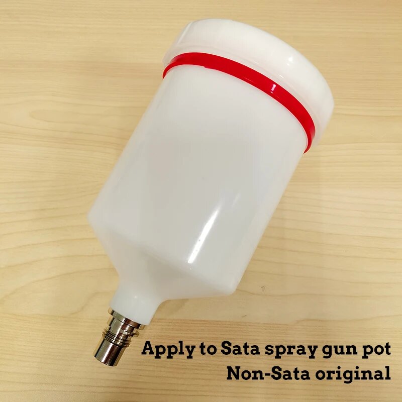 Пластиковый Hvlp стакан для краски 600 мл, кастрюля для распылителя Sata, коннектор, распылитель, аксессуары для распыления краски автомобиля, Suitable for Sata