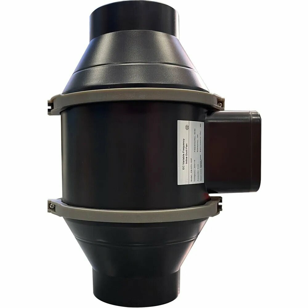 Вентилятор канальный 100 мм для гроубокс с регулятор температуры и влажности