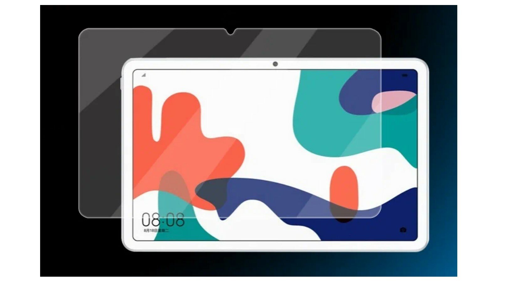 Защитное противоударное стекло MyPads для планшета Huawei MatePad WiFi/ LTE 10.4 (BAH3-W09 / L09) с олеофобным покрытием