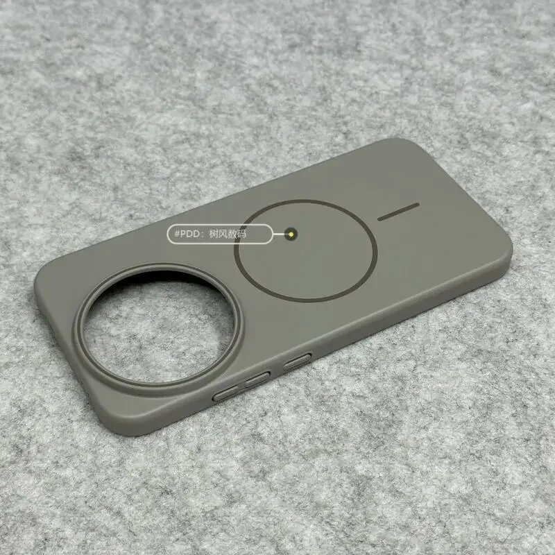 Чехол Realme GT 8 Light Grey, серый, матовый, магнитный
