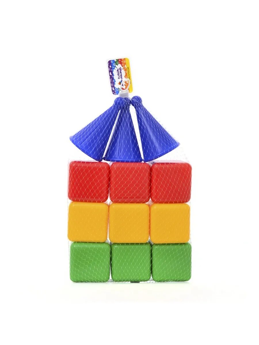 Набор кубиков /Башня/ средний (кубик 10х10 см)