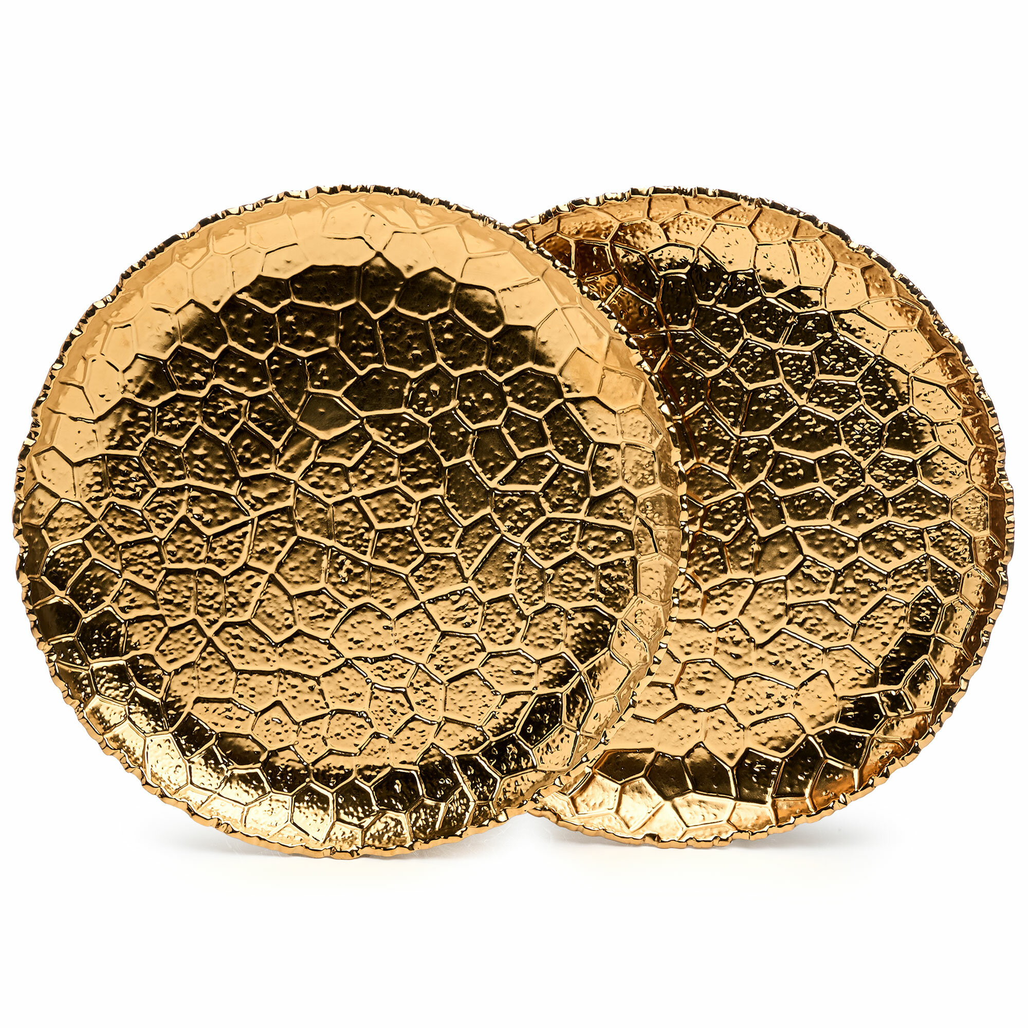 Набор тарелок обеденных lefard charm 2 шт. 26*2,5 см (золото) KSG-779-353