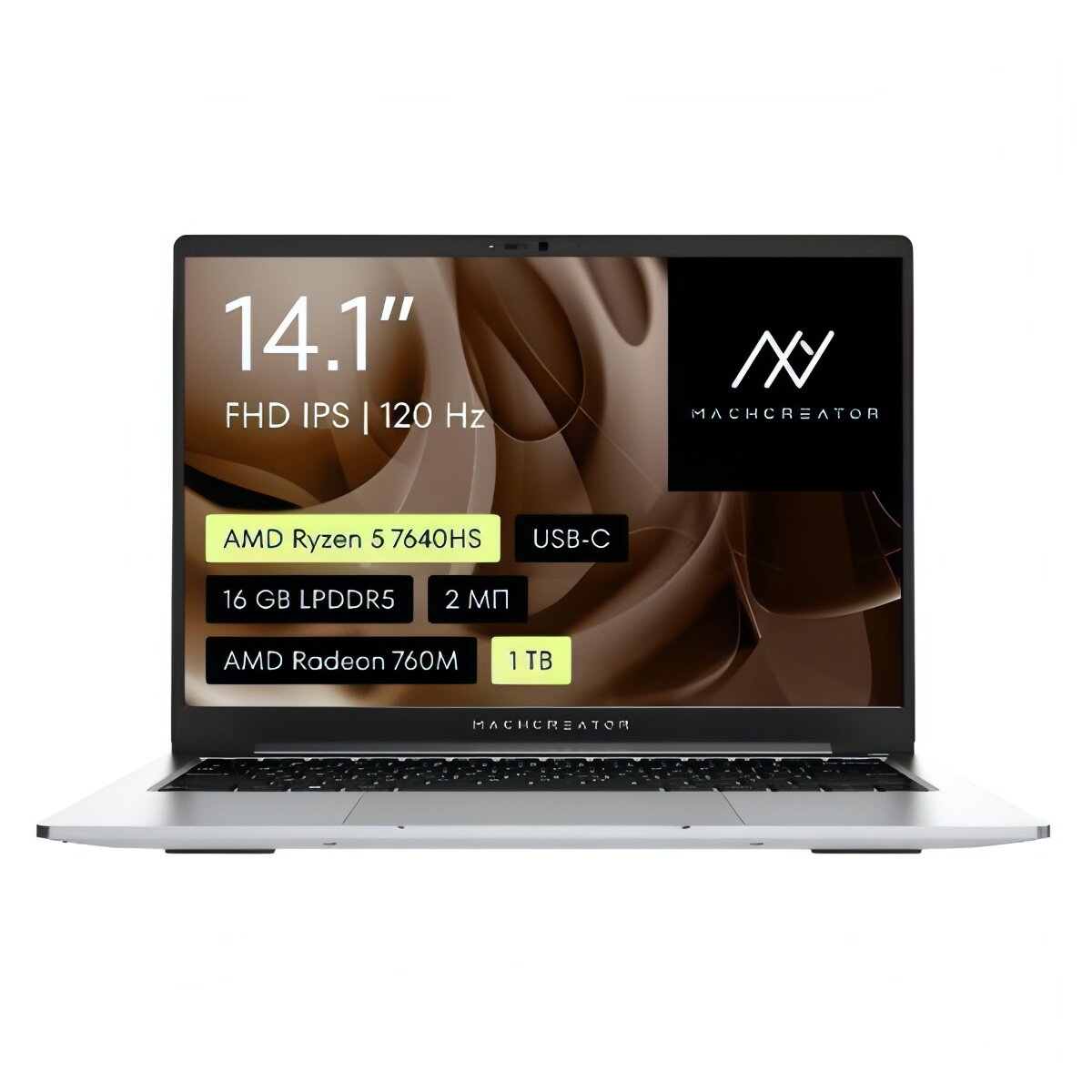 Ноутбук Machcreator Genesis R14/14.1"/Ryzen 5 7640HS/16/1Tb/noOS