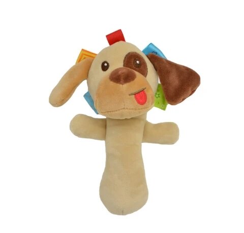 Плюшевая погремушка собачка TH144 Dog