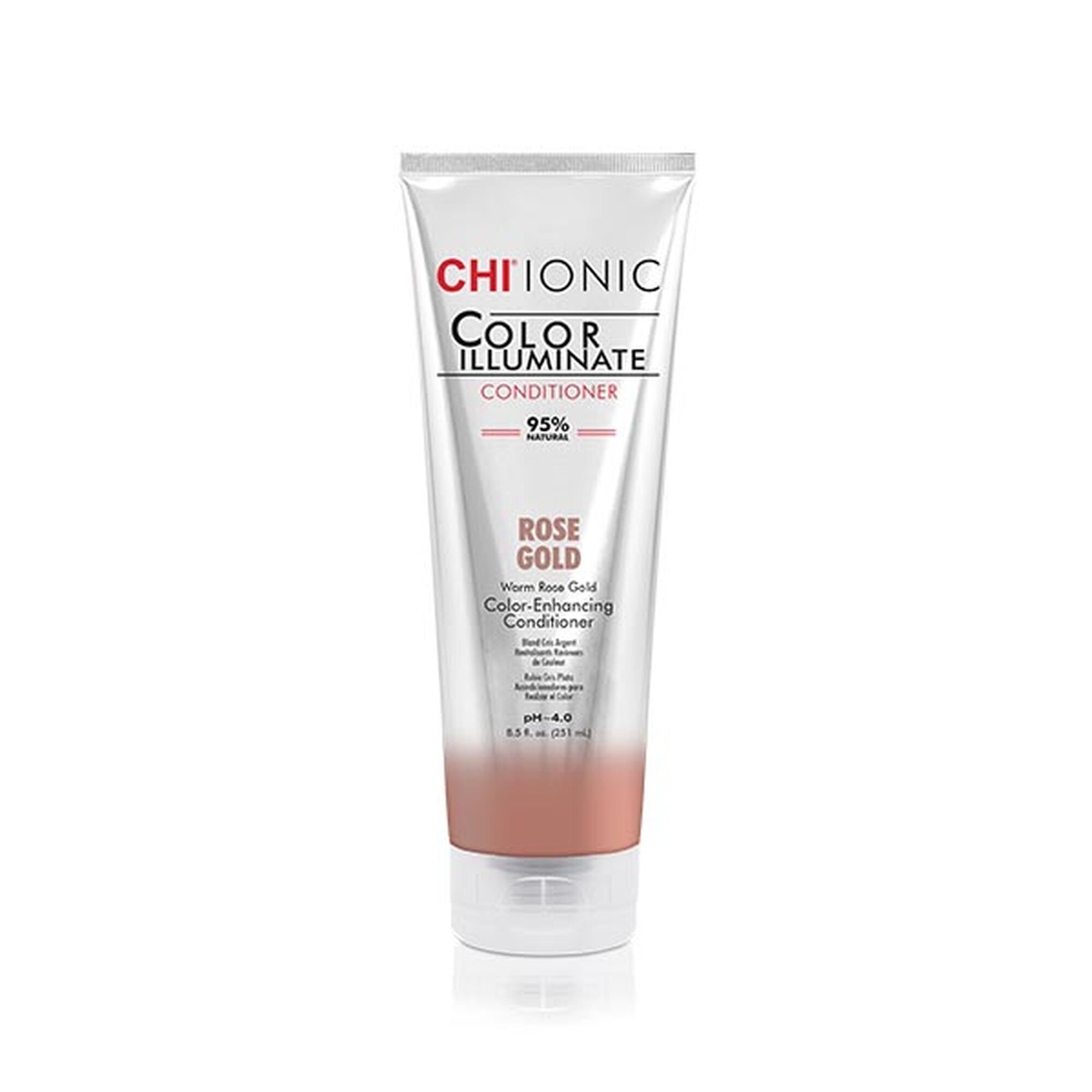 Кондиционер тонирующий Chi Ionic Color Illuminate Conditioner Rose Gold Розовое Золото 251 мл CHICIRG8