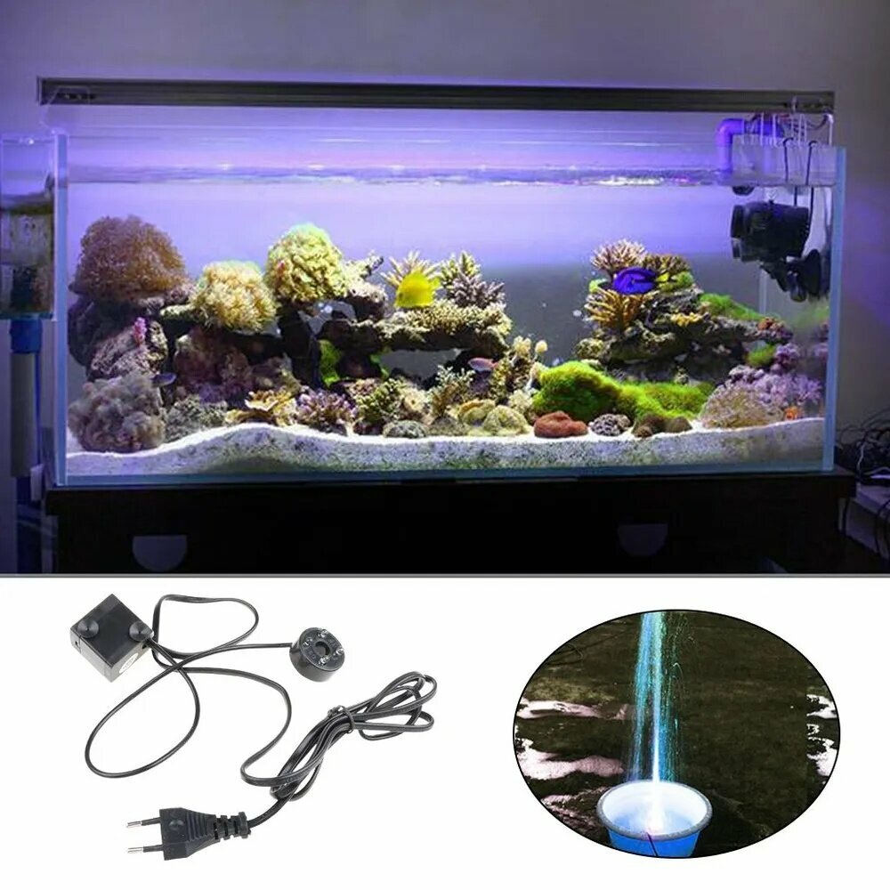 Аквариумный насос с присосками миниатюрный 3W погружной LED