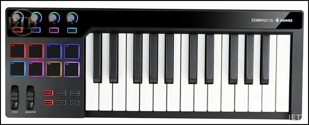 Midi клавиатура Donner Music D-25, 25 клавиш