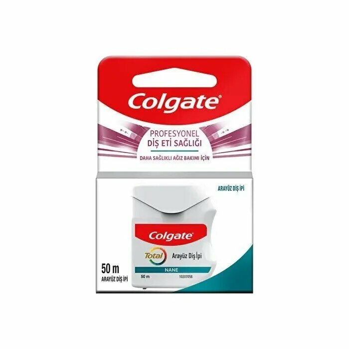 Зубная нить Colgate Total Professional для здоровья десен 50 метров